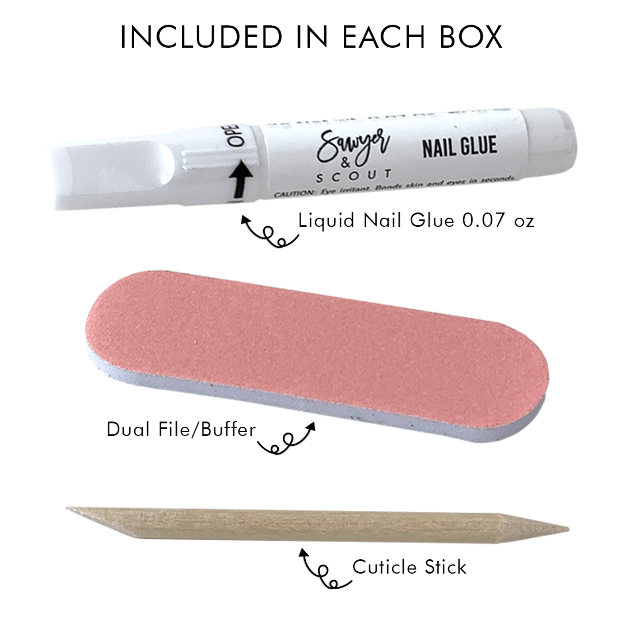 24 pcs A Dream Come Blue Press On Nails Short Square | Jane.com